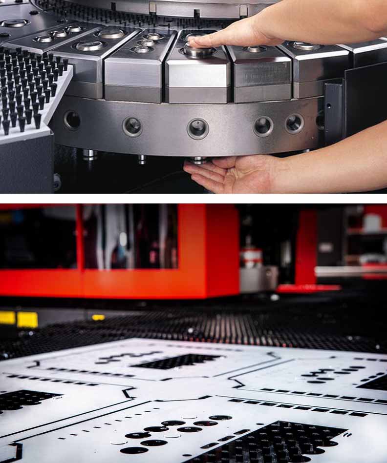 Metal Turret Punching | J.G.B Steelcraft | Glasgow